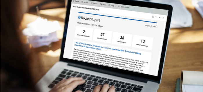 Docket Navigator launches TTAB data library - Law Business Research